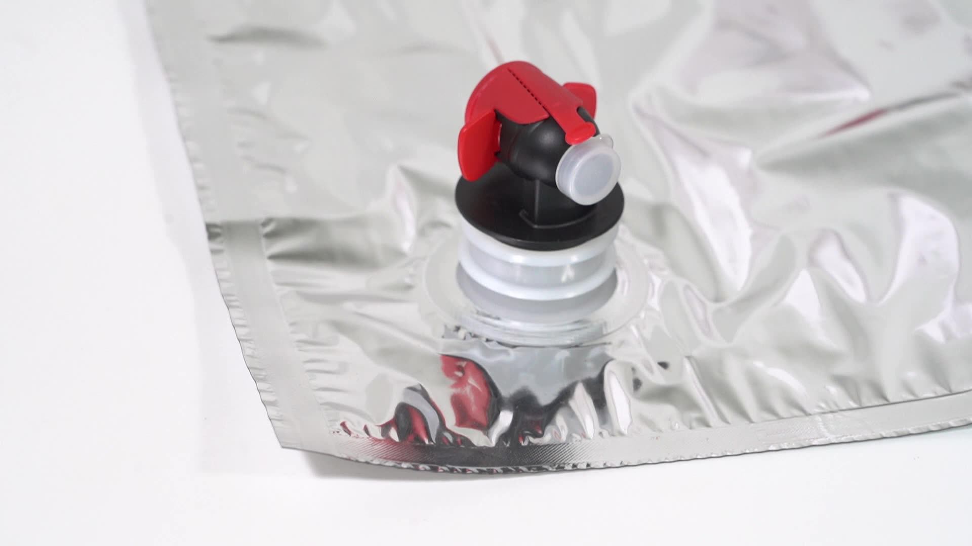 Custom Aseptic 3l 5l 10l 15l 20l Coffee Wine Syrup Juice Water Liquid ...