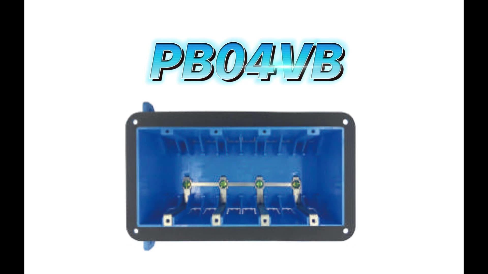 Etl New 4-gang Plastic Device Boxes With Vapour Barrier Non Metallic ...