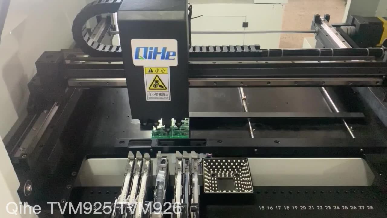 Automatic Soldering Pcb Benchtop Smt Pick And Place Machine Qihe Tvm925 ...