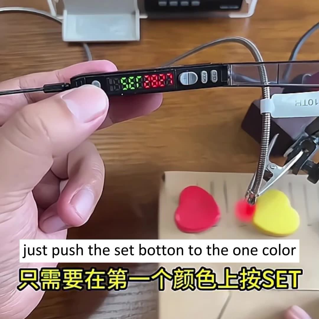 Industrial Diffuse Ultra High Speed Response Dual Digital Display Npn ...