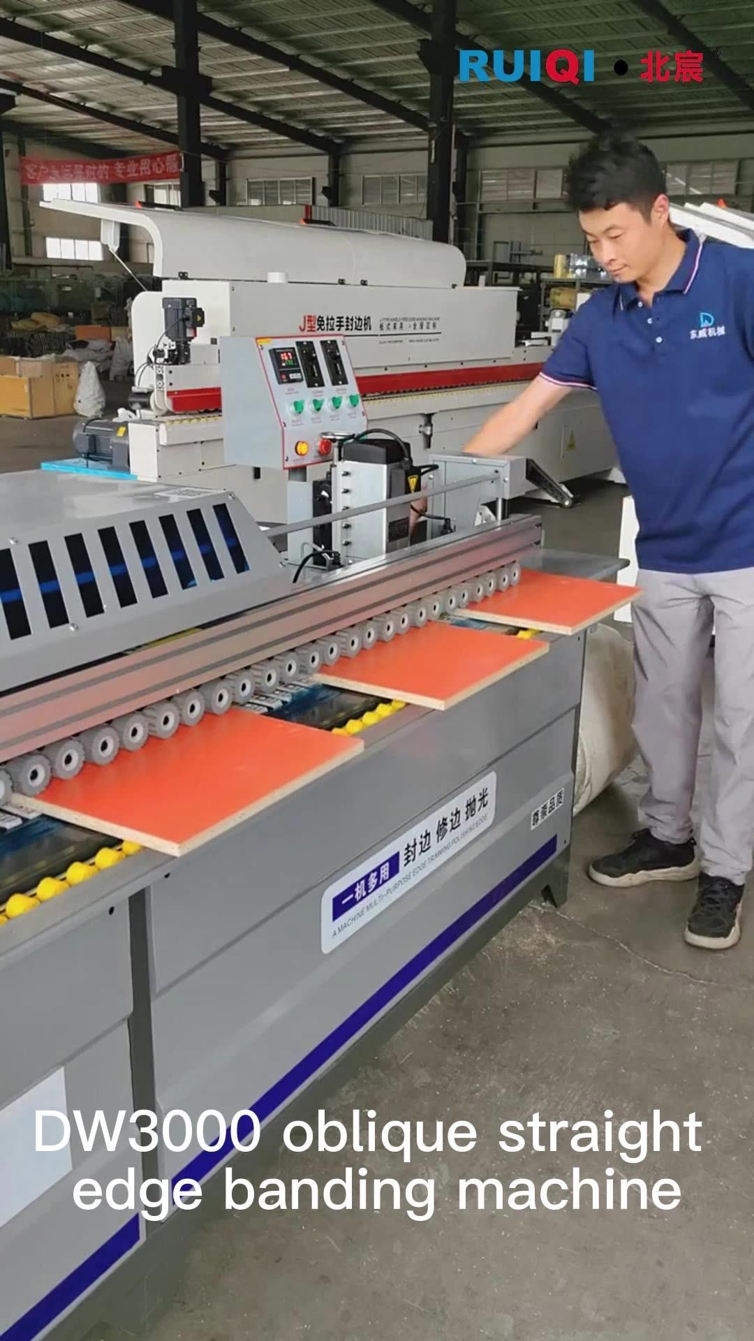 Dw3000 Fully Automatic 45 Degree Oblique Straight Edge Panel Furniture ...