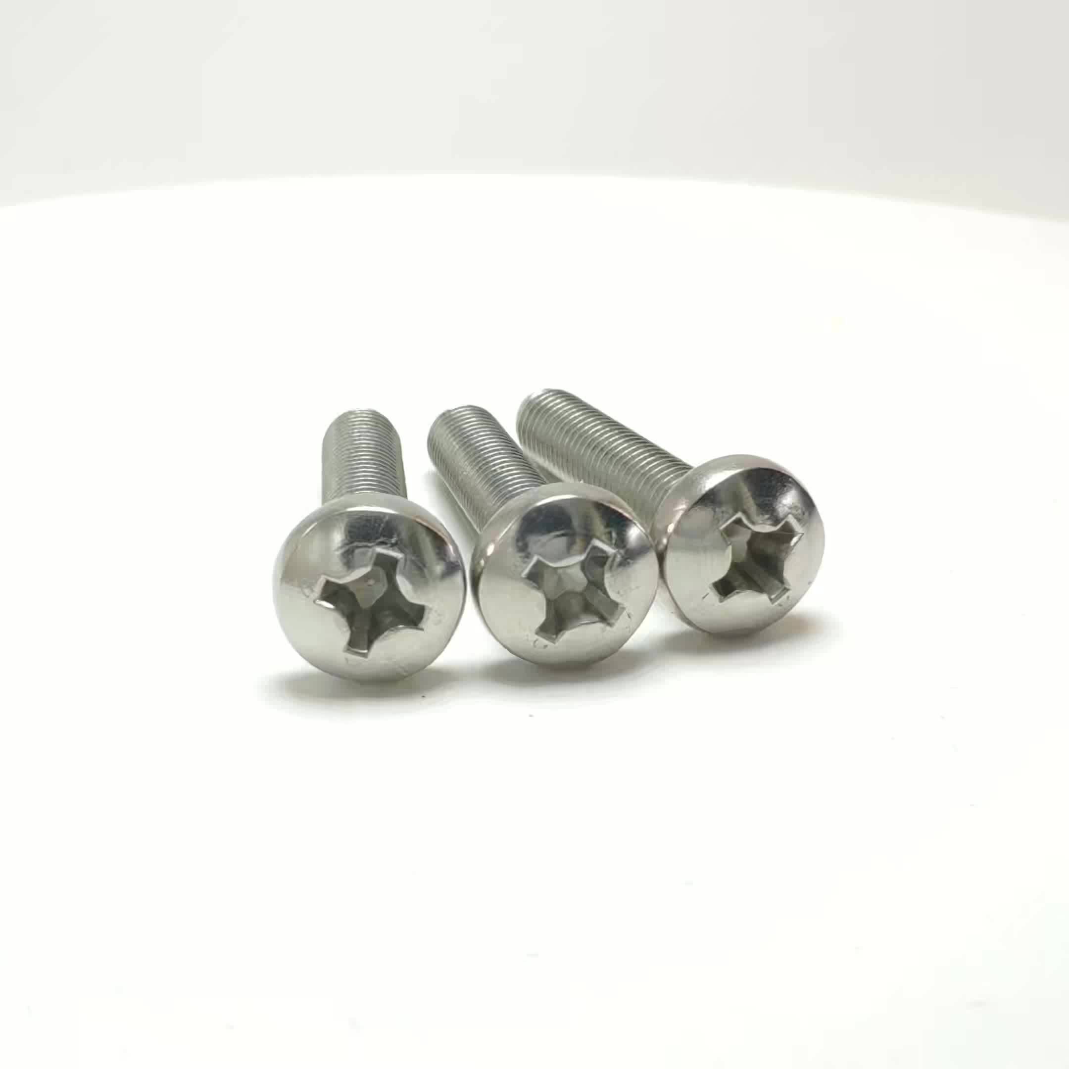 304 Stainless Steel Hot Sale Din 7985 Pan Head Phillips Head Machine ...