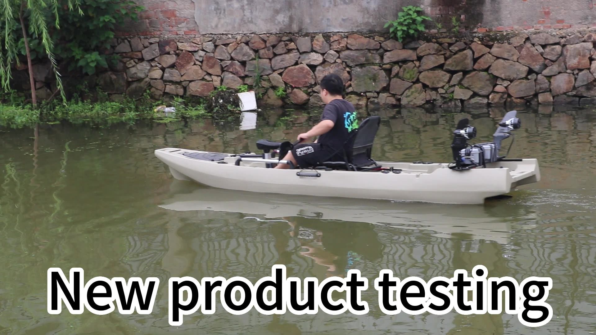 3.8m Motorized Fishing Pedal Kayak With Electric Trolling Motor New ...