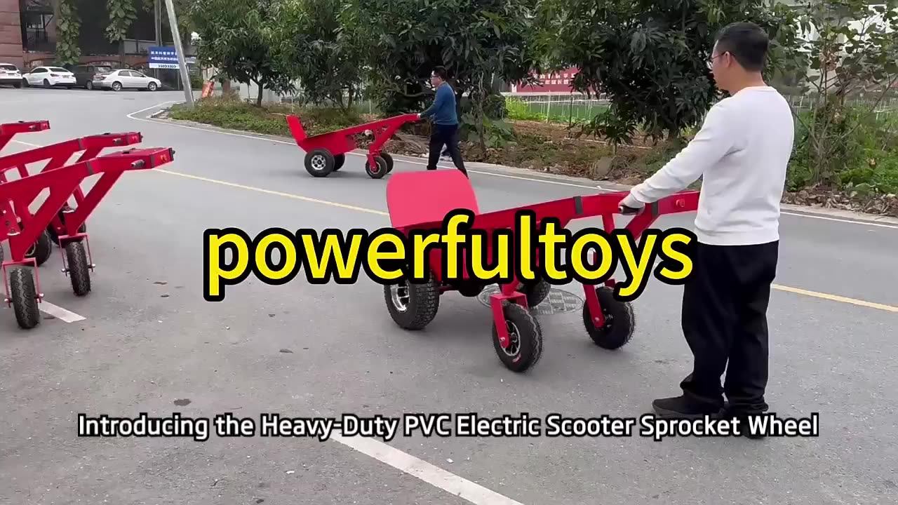 2024 Heavy-duty Pvc Electric Scooter Mover Easy Move Yellow Trailer ...