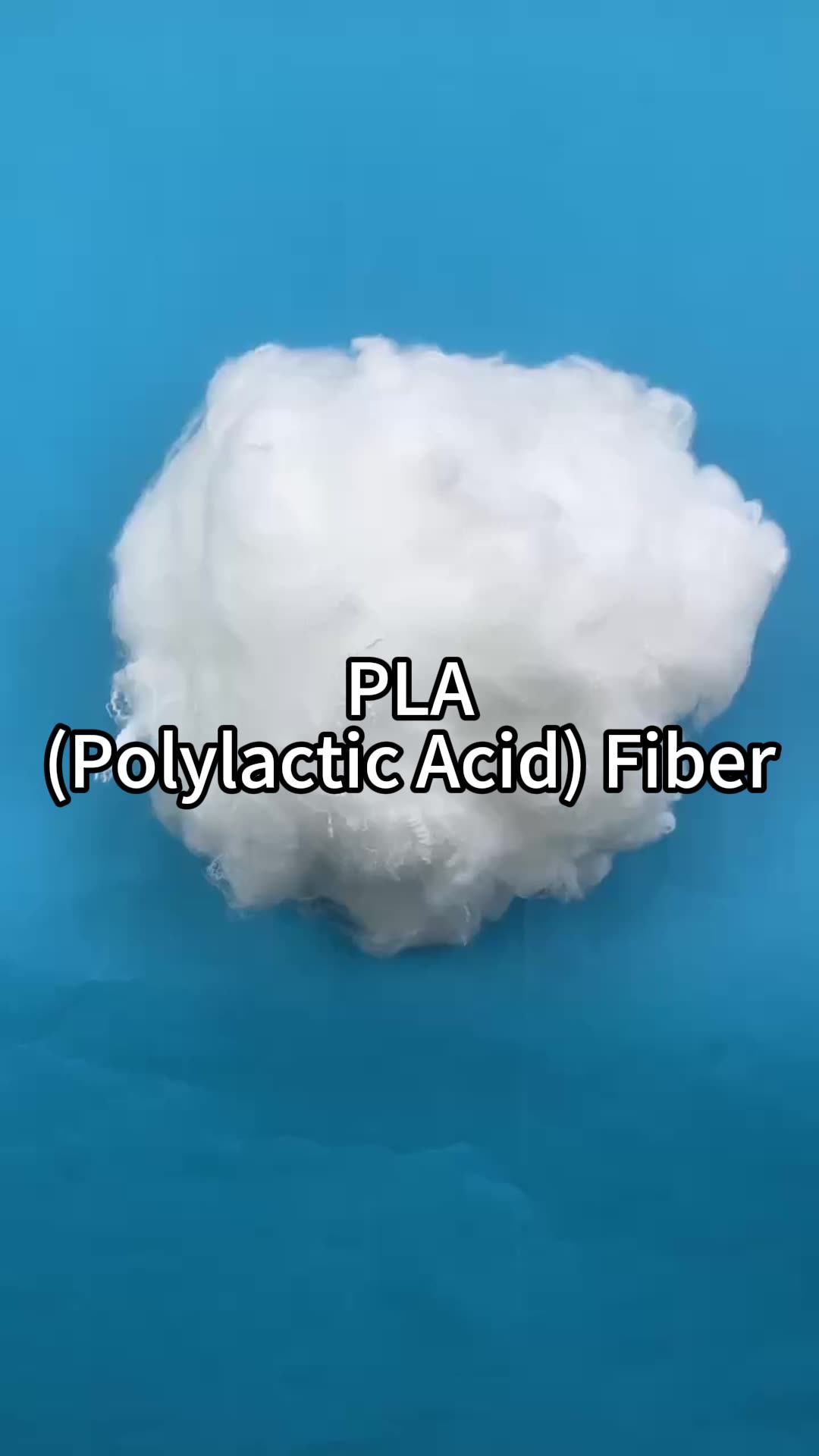Light And Soft Hand Feel Spinning Grade Polylactic Acid Staple Fiber ...