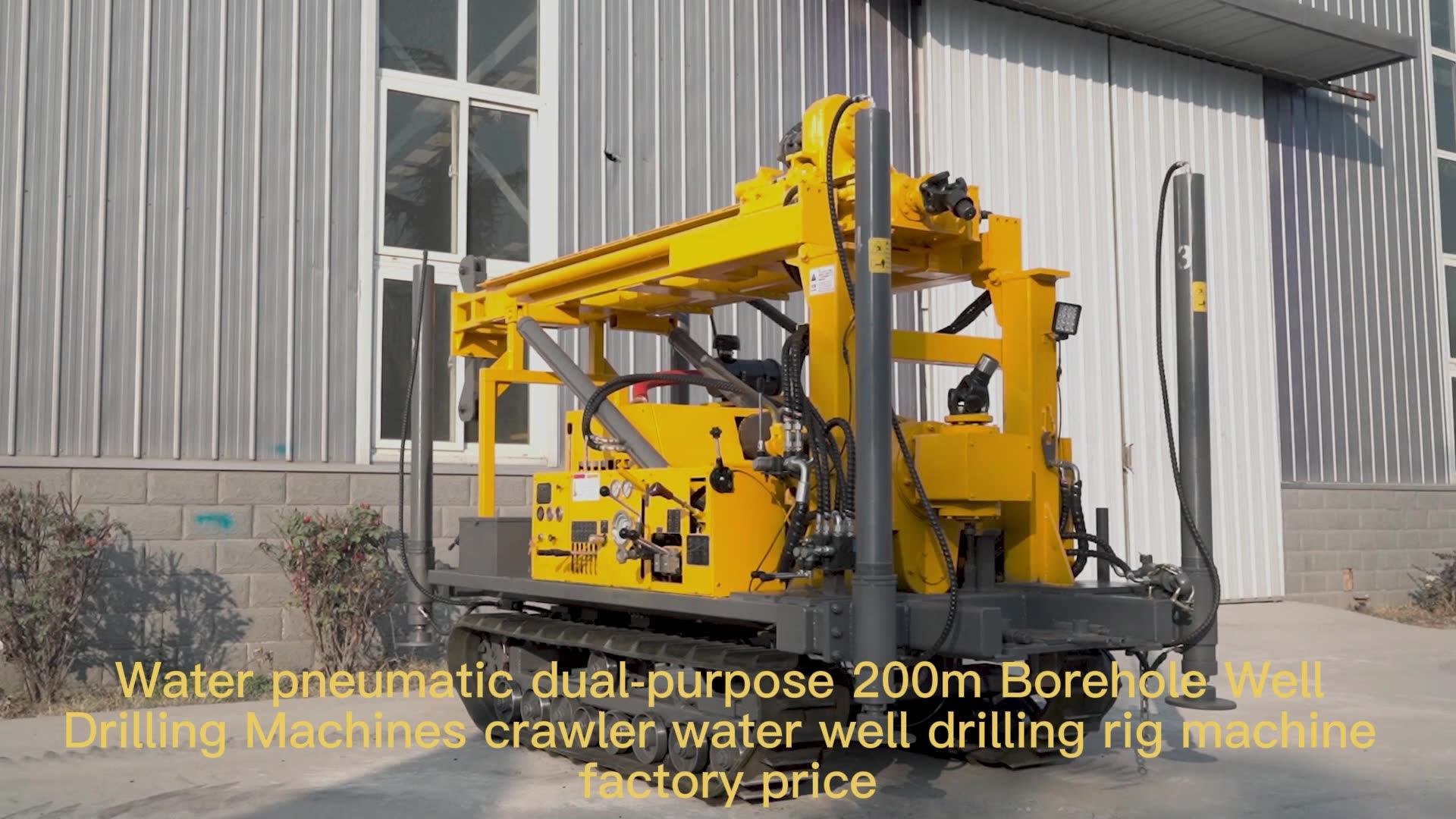 300m Deep Water Drill Rig Hydraulic Portable Core Water Well Drilling ...