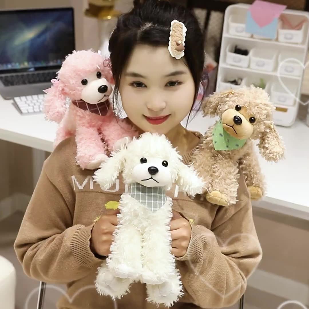 Stuffed Animal Toys Plush Dog Girl's Birthday Gift Lifelike Stuffed Toy ...