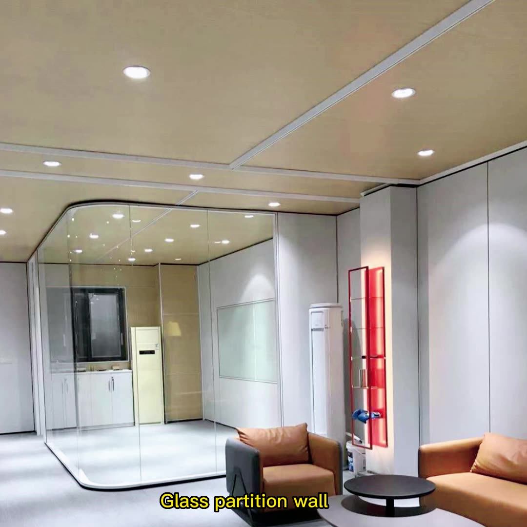 Guangzhou Factory Room Divider Office Glass Wall Partitions Explosion ...