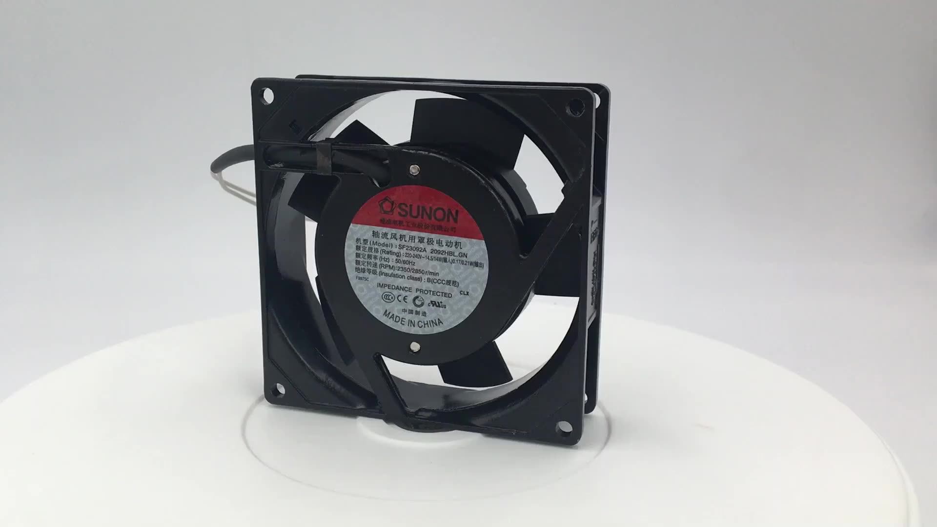 Sunon 80x80x38mm Impedance Protected Ac Axial Cooling Fan 8038 80mm ...