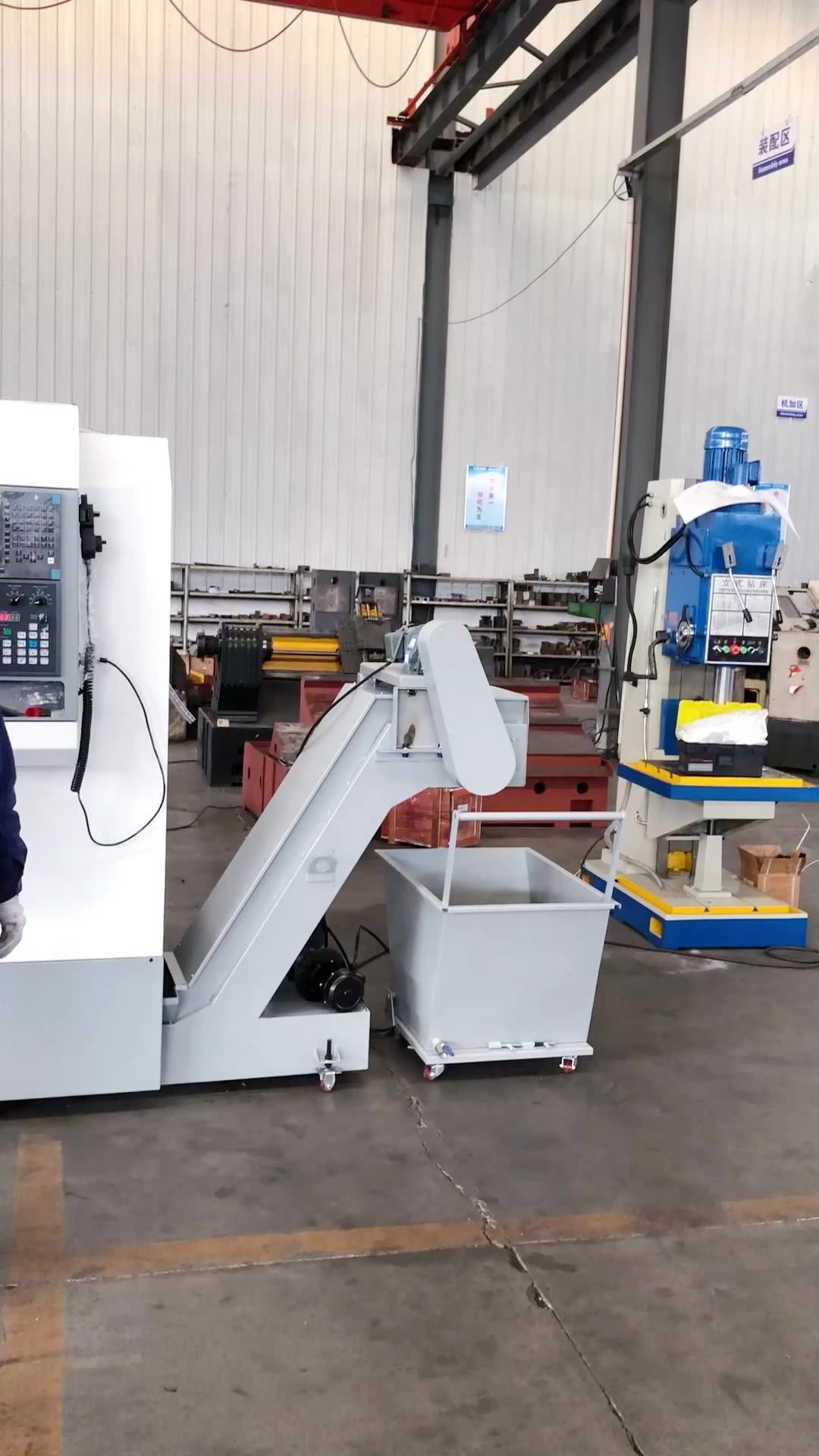 Gsk Fanuc Control Inclined Slant Bed Cnc Lathe Machine With Auto Bar ...