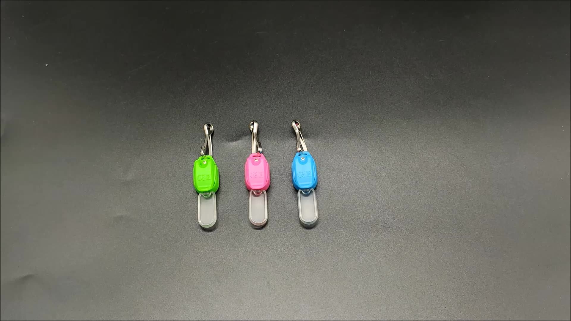 Custom Safety Warning Decoration Backpack Mini Led Zip Light - Buy Mini ...