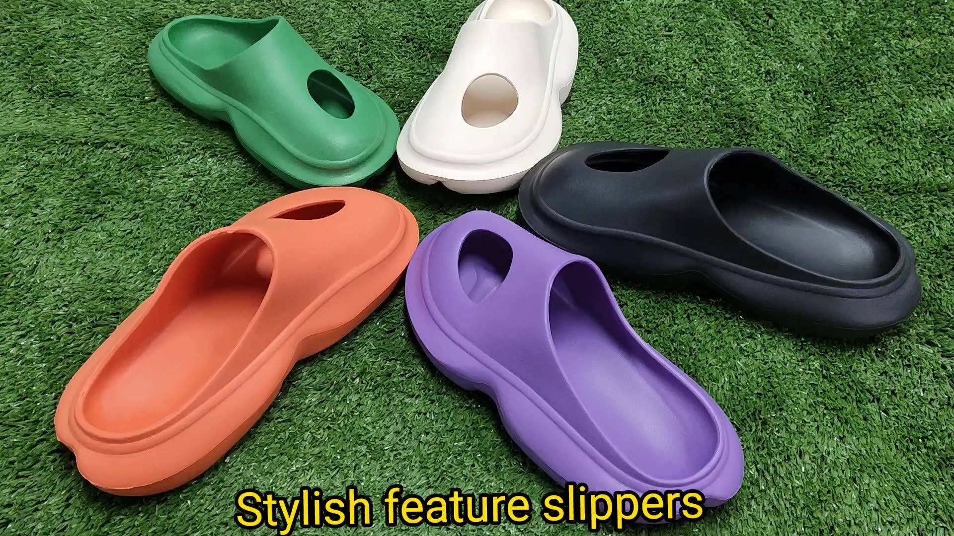 2021 Sleepers Shoes Logo Yeazy Runner Men Slippers Slipper Slides ...