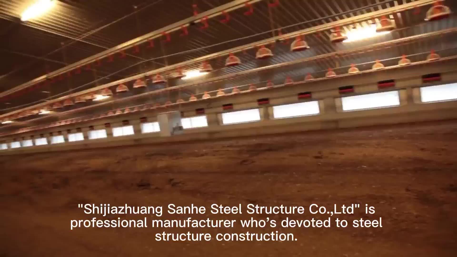 Broiler Poultry Farm Shed Design With Chicken Raising Equipment - Buy ...