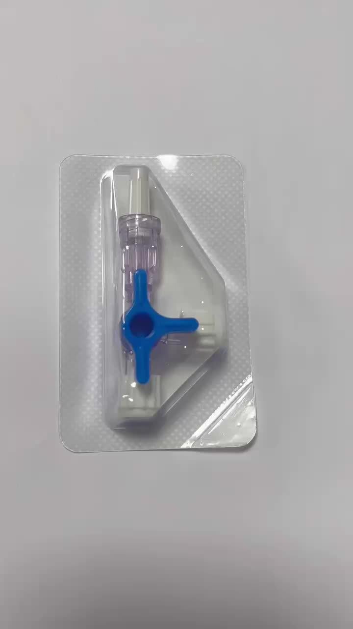 Plastic Disposable Luer Lock Sterile 3 Way Tube Connector Stopcock ...