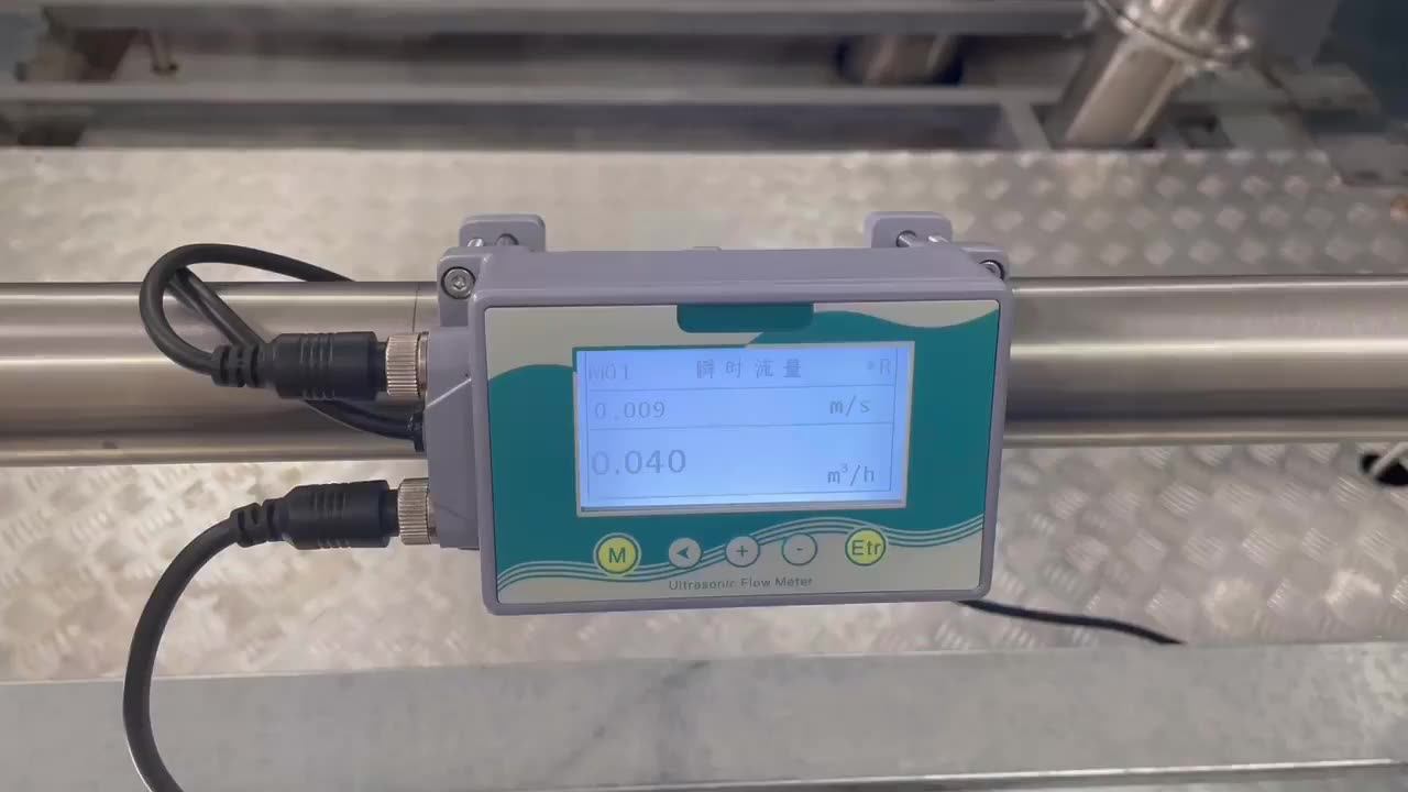 Digital Handheld Utg21 Ultrasonic Flowmeter Flow Meter Kit With Rs485 ...