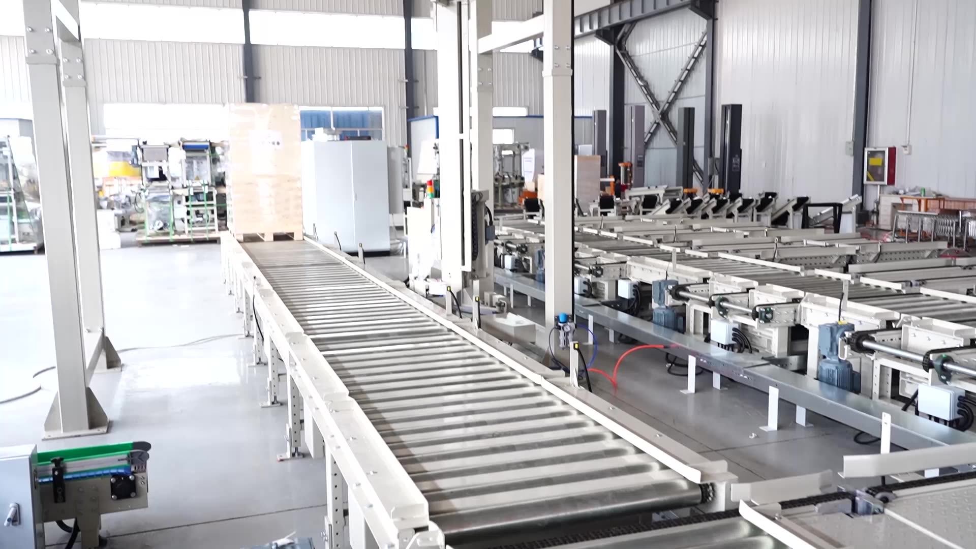 Konveyor Roller Rantai Palet,Konveyor Meja Putar,Konveyor Roller ...