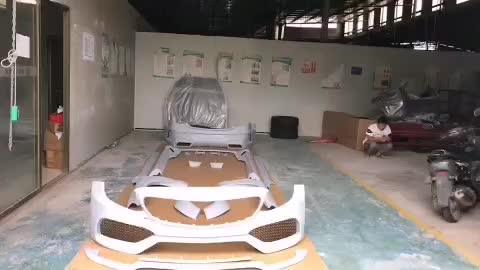 Pd Wide Body Kit For W205 C-class C63 C63s Coupe C200 C250 C300 C43 ...