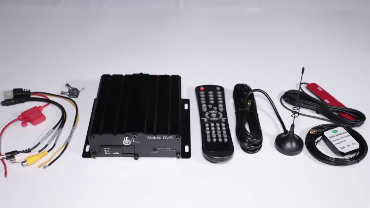 Fleet Management Mdvr 4ch 720p 1080p Mobile Dvr Support 3g 4g Wifi Gps ...