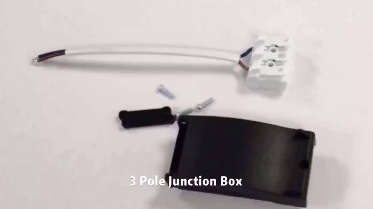 3 Pole Plastic Junction Box With Cable Connector - Buy Plastic Junction ...