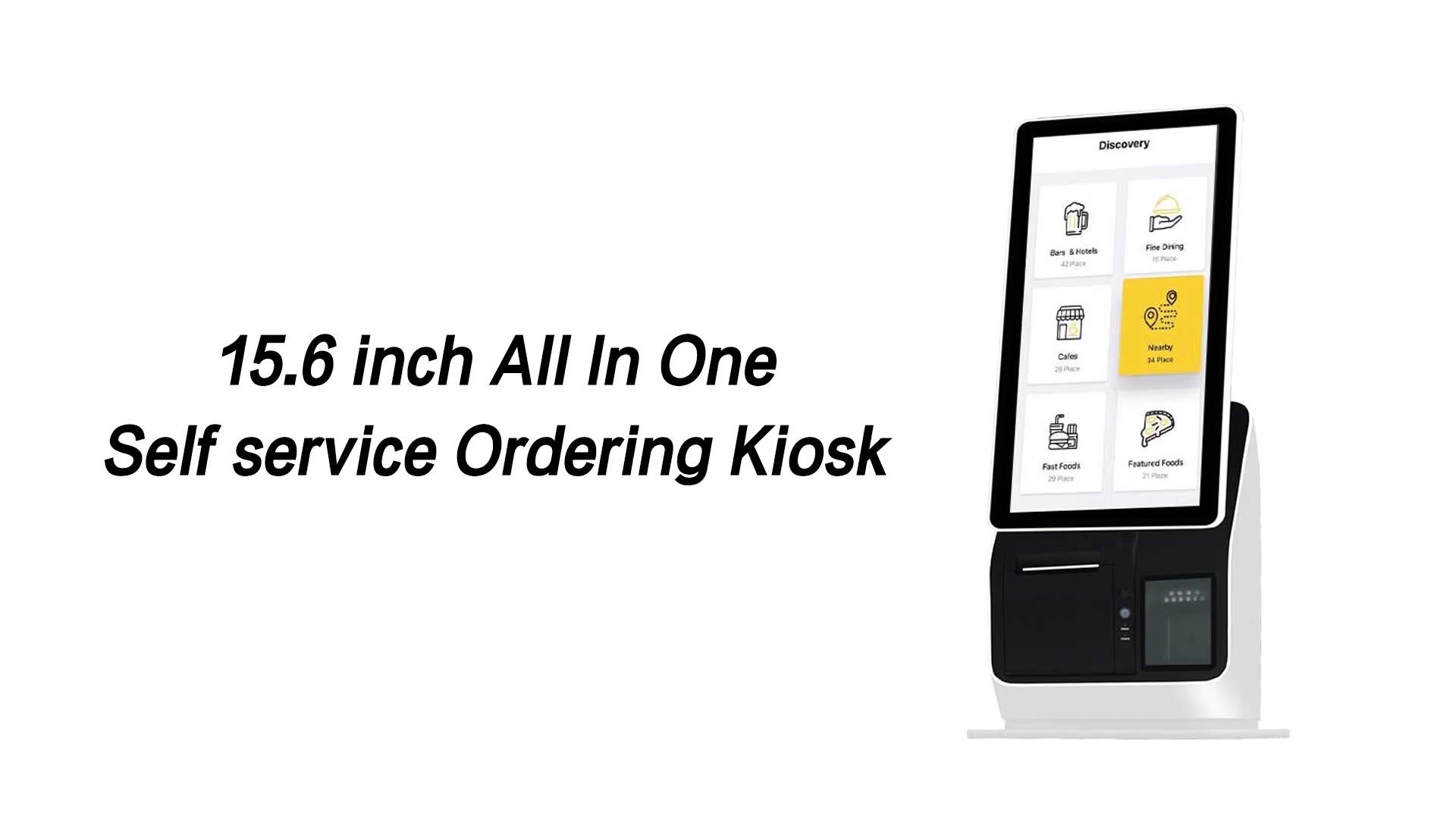 Payment Kiosks Touch Screen Kiosk 15.6 Inch Wall-mounted Pos Machine ...