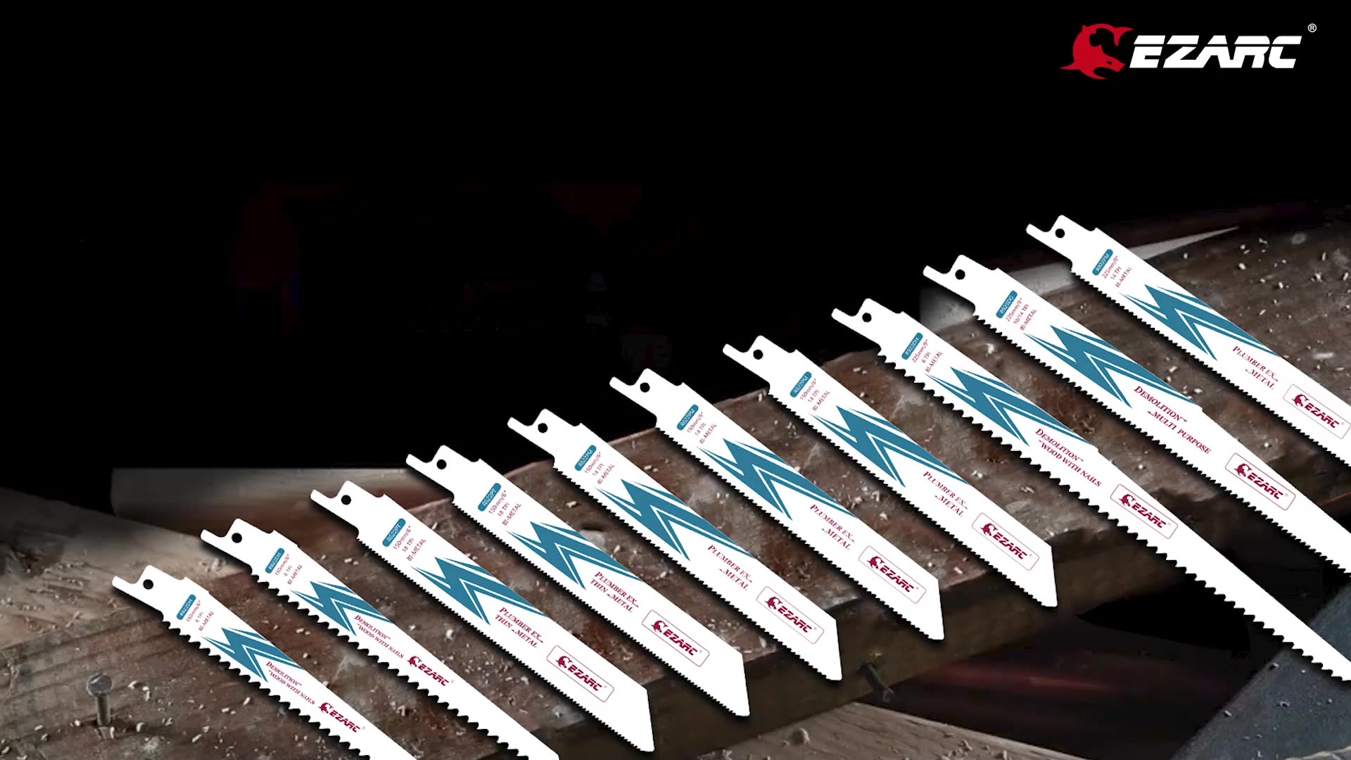 Ezarc Reciprocating Saw Blades With Bi-metal Material For 150mm And 14tpi For Metal Cutting ...