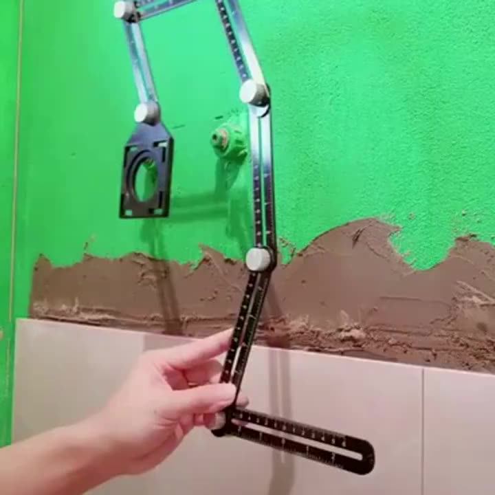 Universal Opening Locator Adjustable Drill Locator Six-fold Woodworking ...