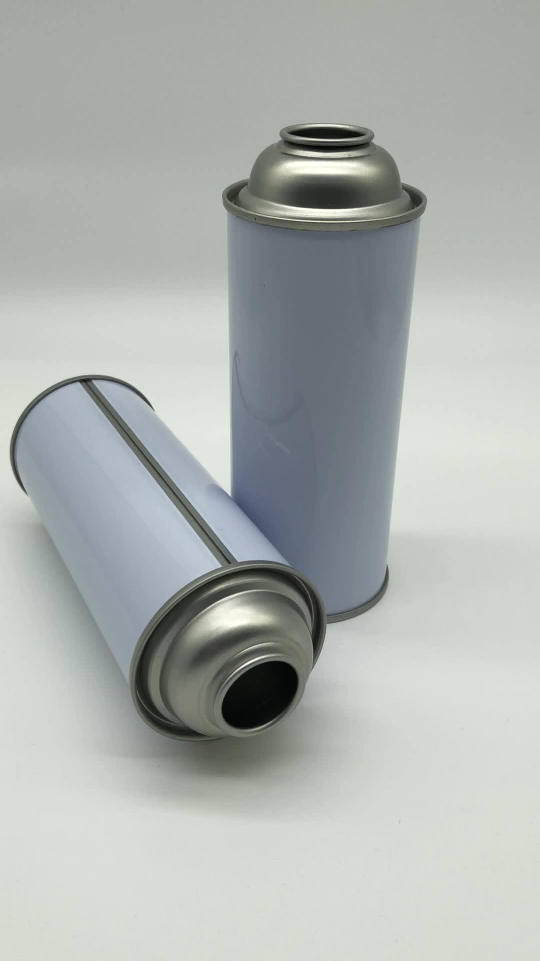 Dia65x158 Straight Body Aerosol Tin Can For Butane Gas Cartridge 220g ...