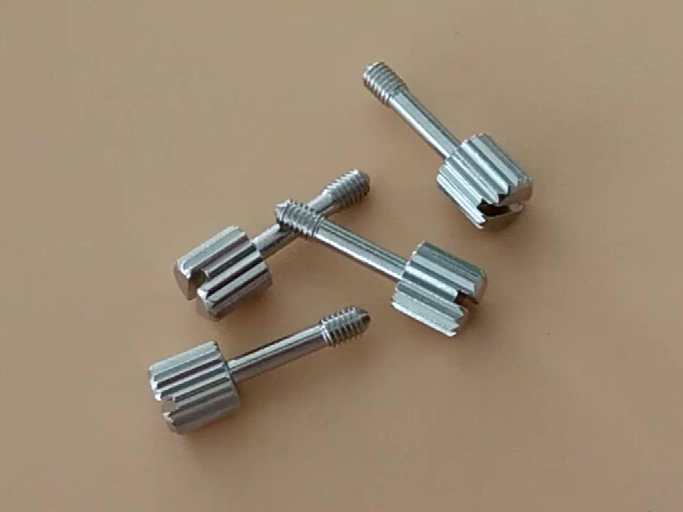 M3 Captive Panel Screws Nickel Knurled Head Steel Fastener - Buy ...