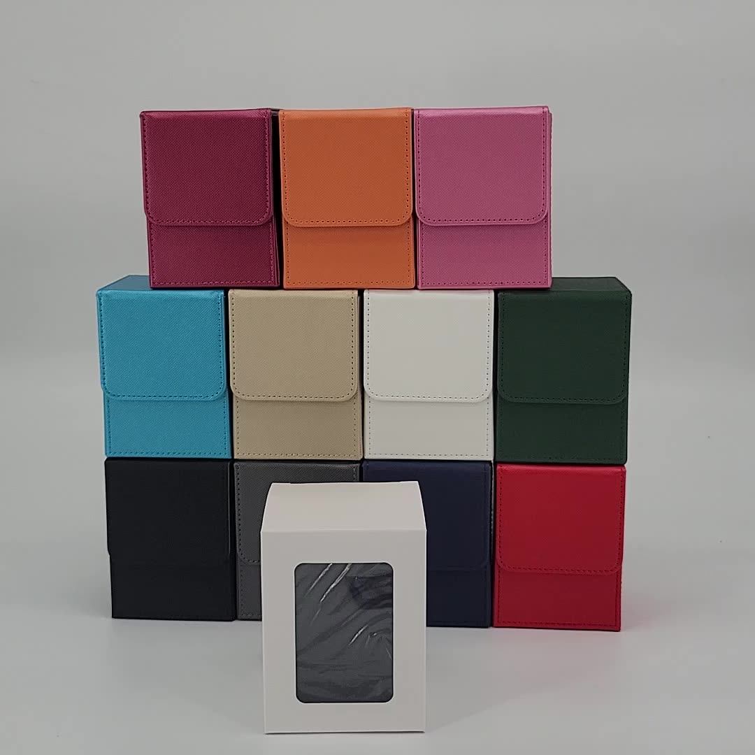 Card Deck Box For Mtg Commander Decks Leather Deck Card Case For Tcg ...