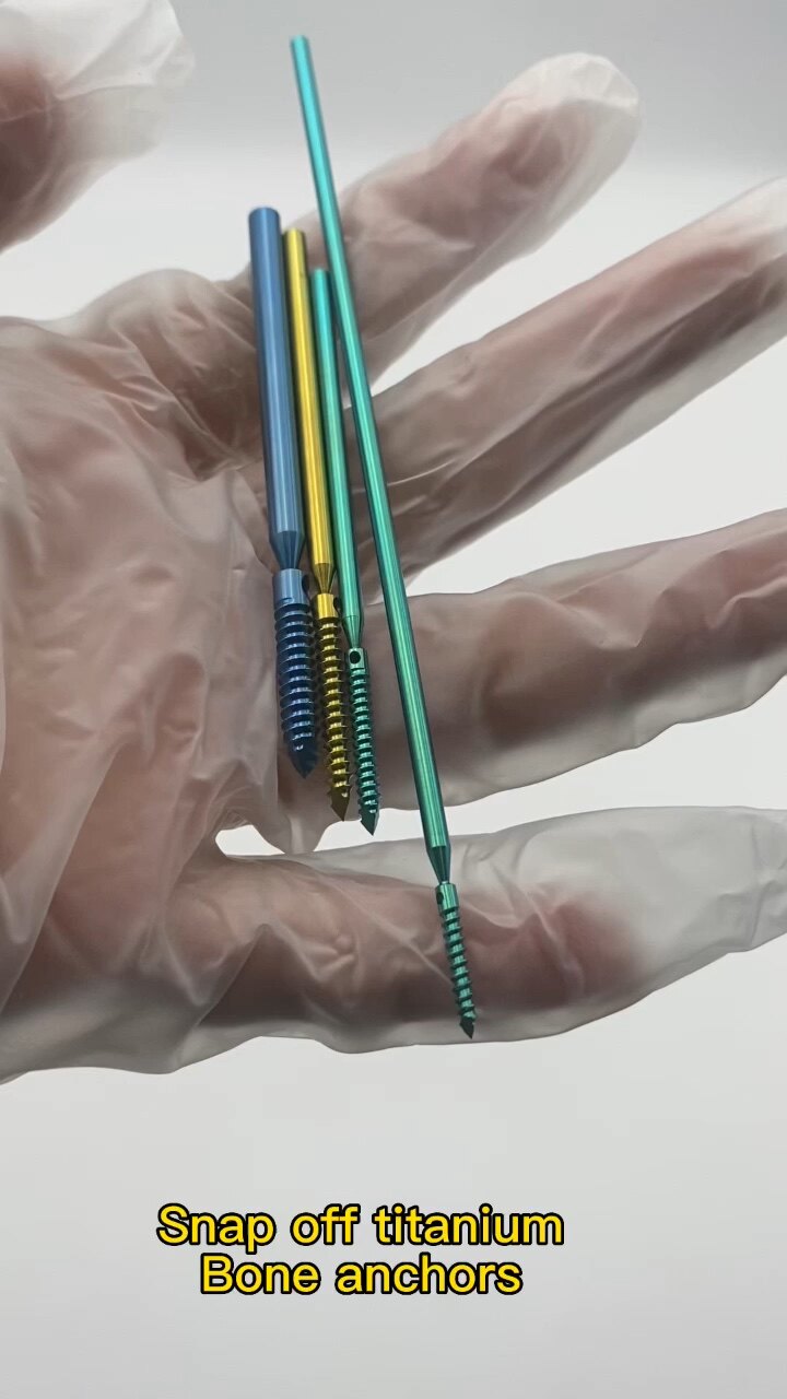 Orthopedic Veterinary Titanium Suture Anchor Pin Breakable Screw Snap ...