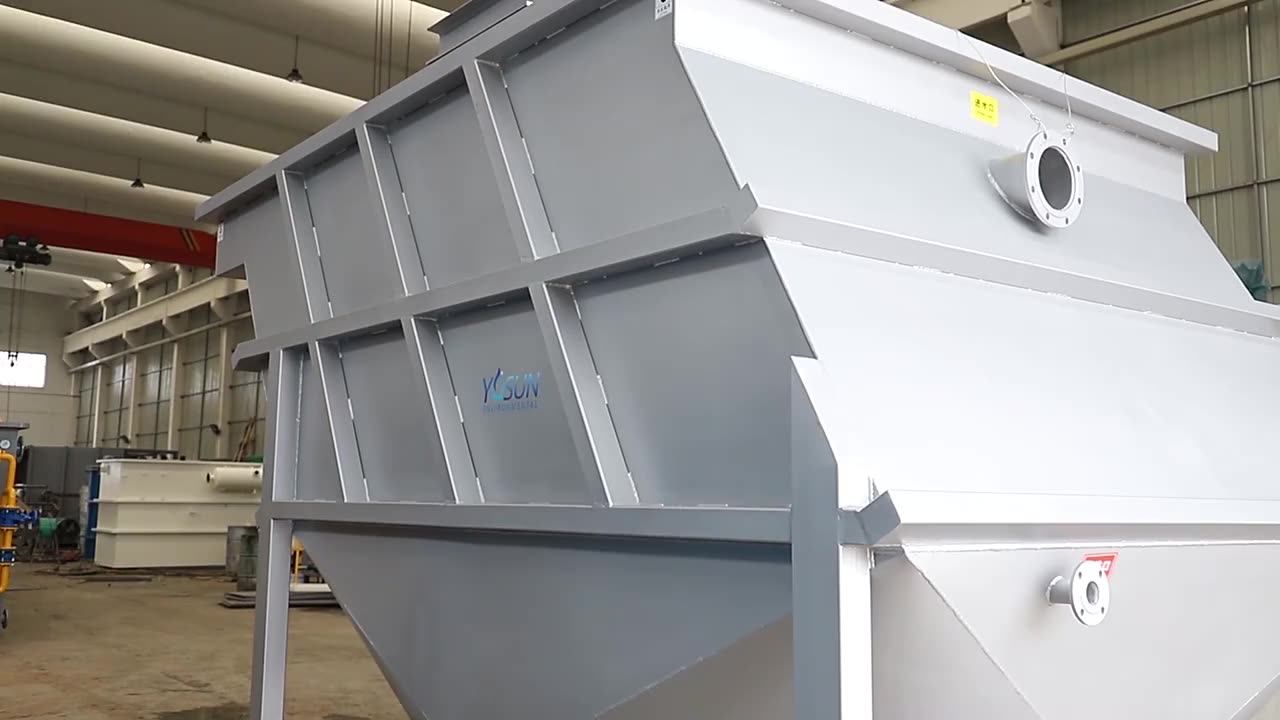 Lamella Inclined Plant Clarifier Primary Or Secondary Clarifier - Buy ...