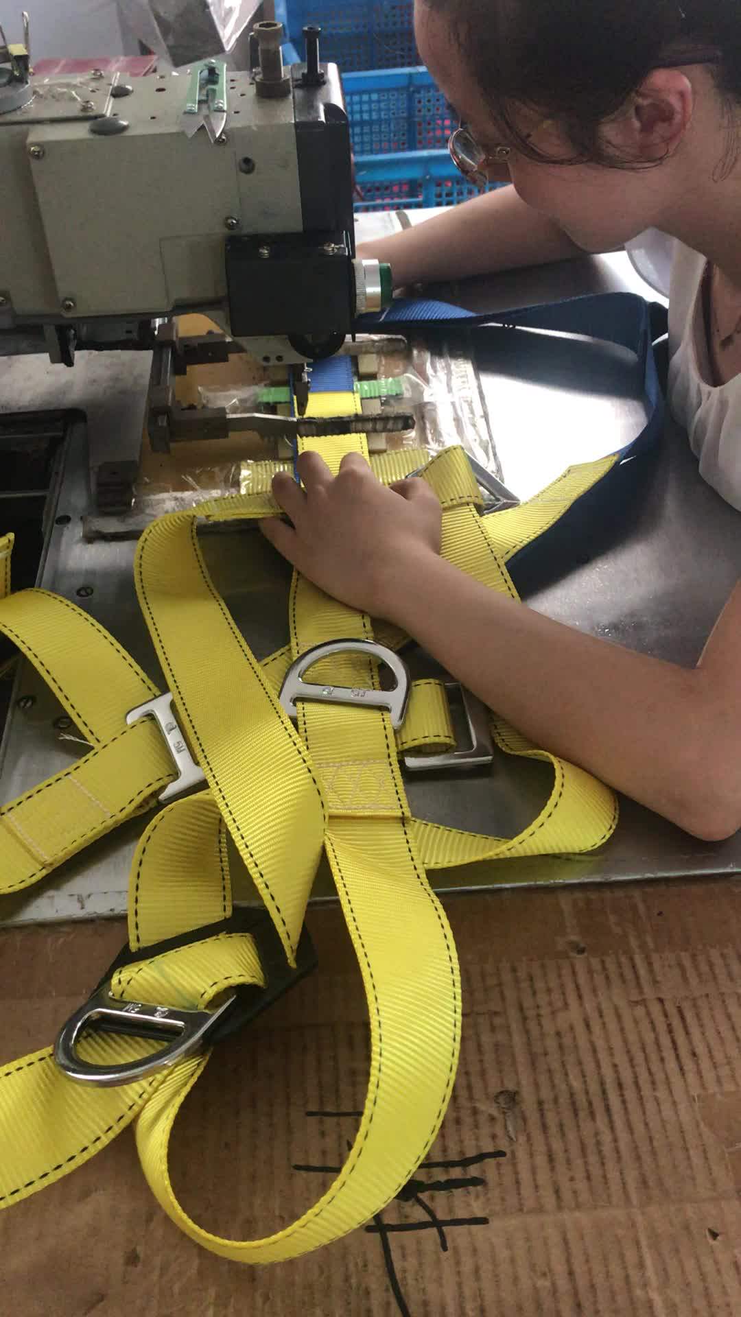 Full Body Safety Harness With Lanyard Belt Use For Working Building ...