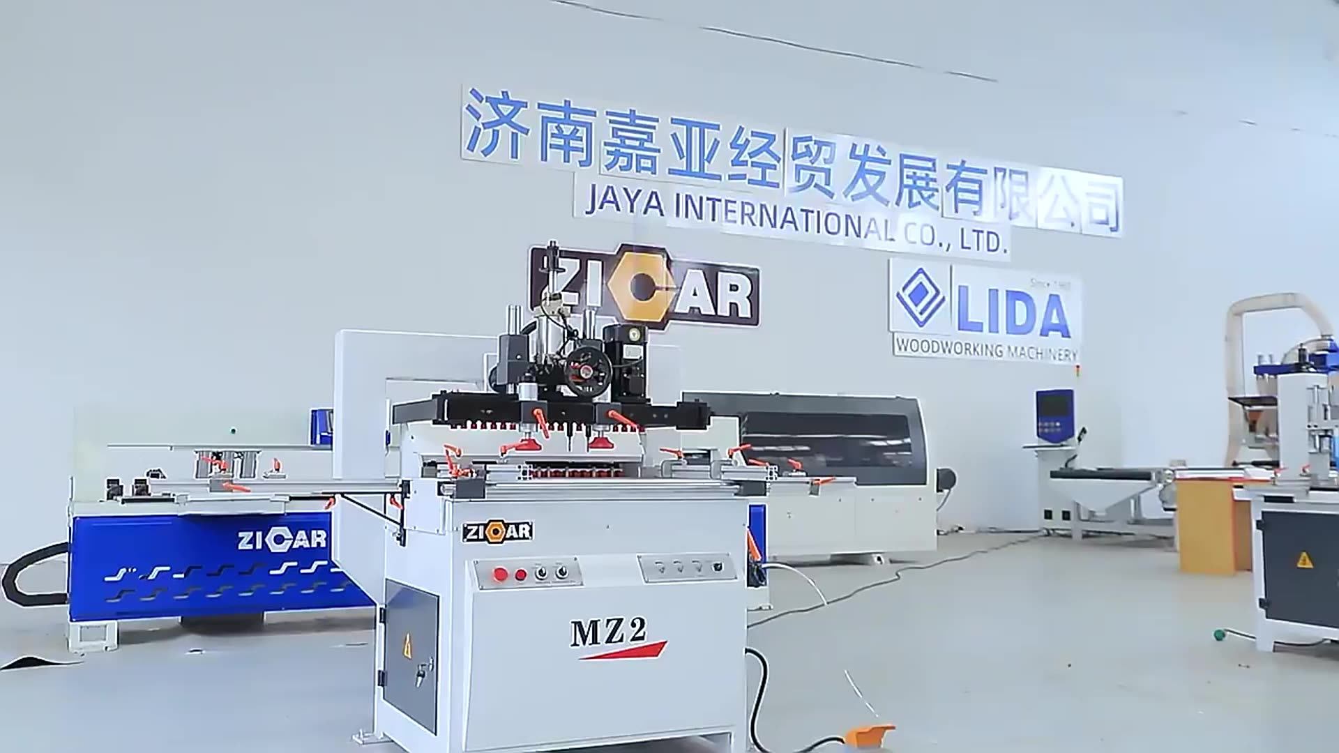 Zicar Multi-spindle Single Double Rows Wood Hole Drilling Machine Wood ...