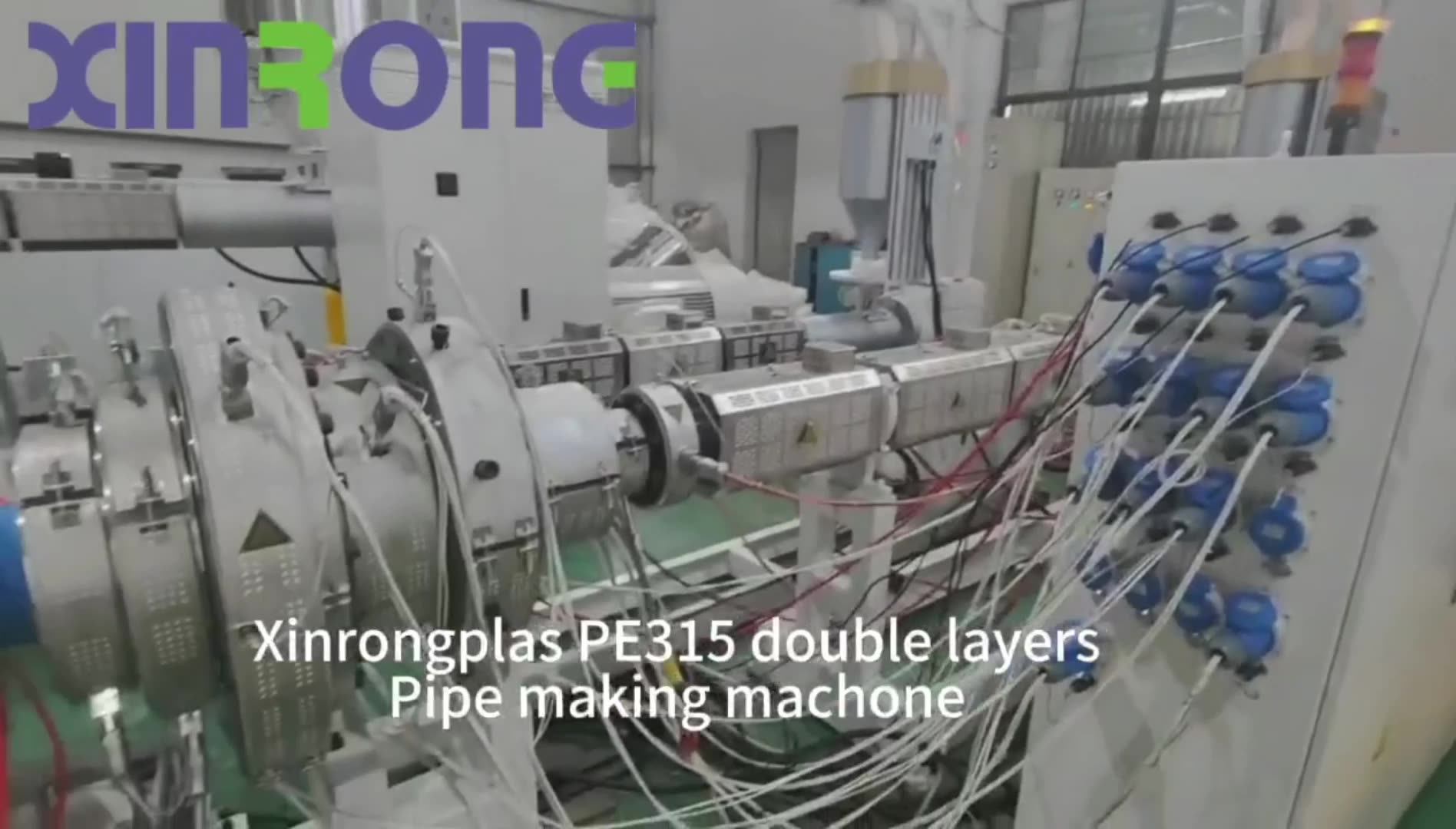 Xinrong 3 Layers Plastic Pipe Extrusion Machine Three Layers Pe Hdpe ...