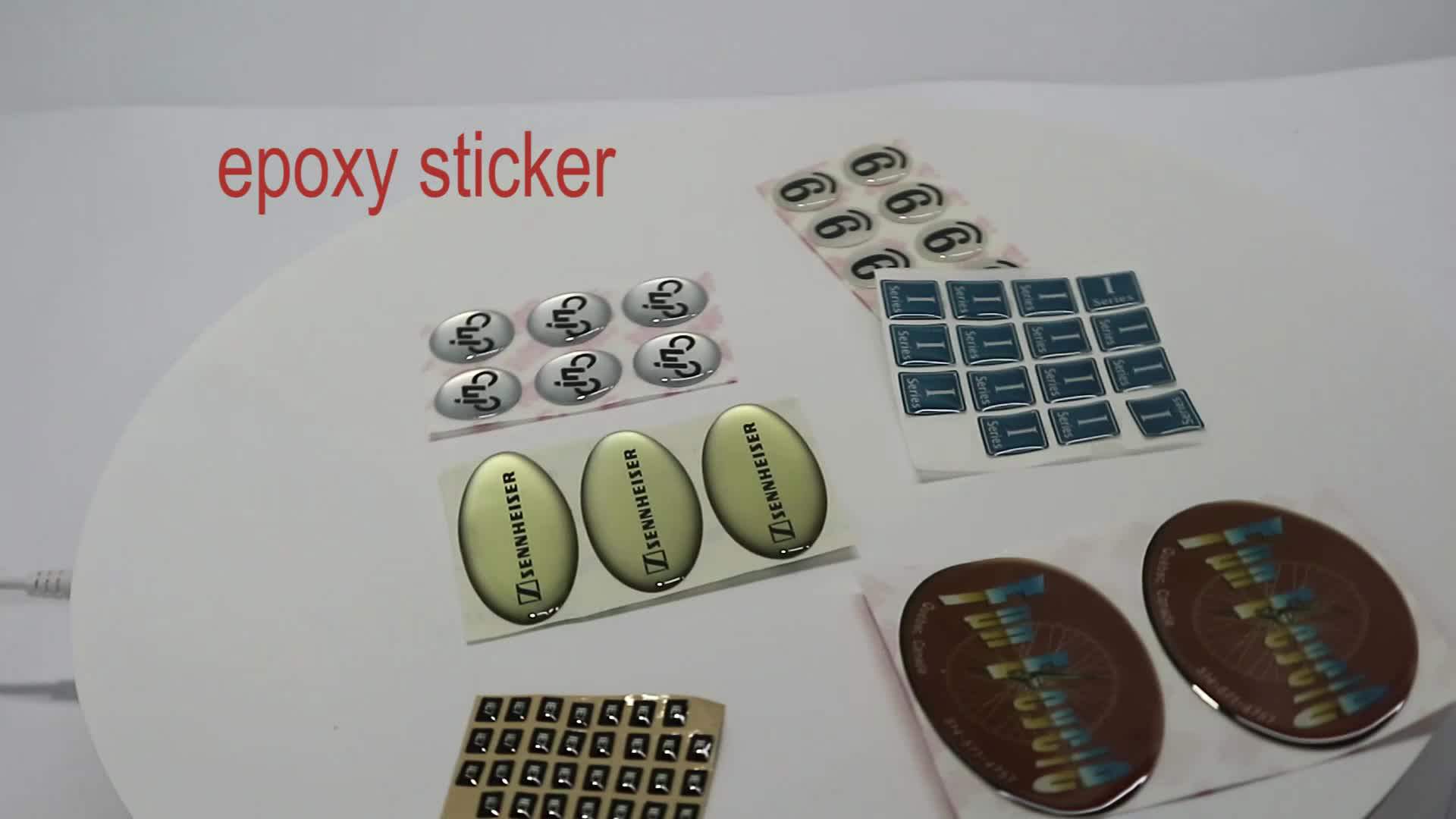 Wholesale Custom Printing 3d Raised Logo Resin Epoxy Dome Sticker - Buy ...