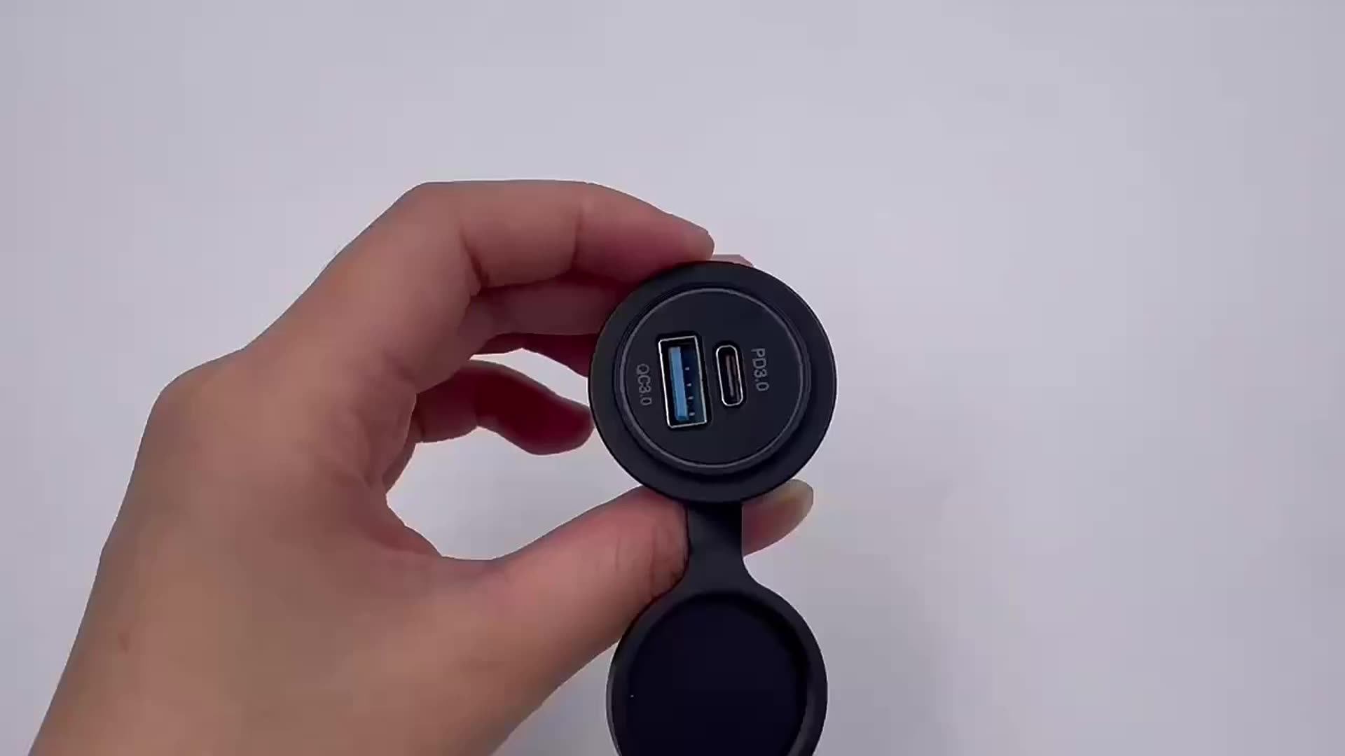 12v Usb Qc Pd Fast Charge Panel Type C Usb Power Outlet Dual Port 12v ...