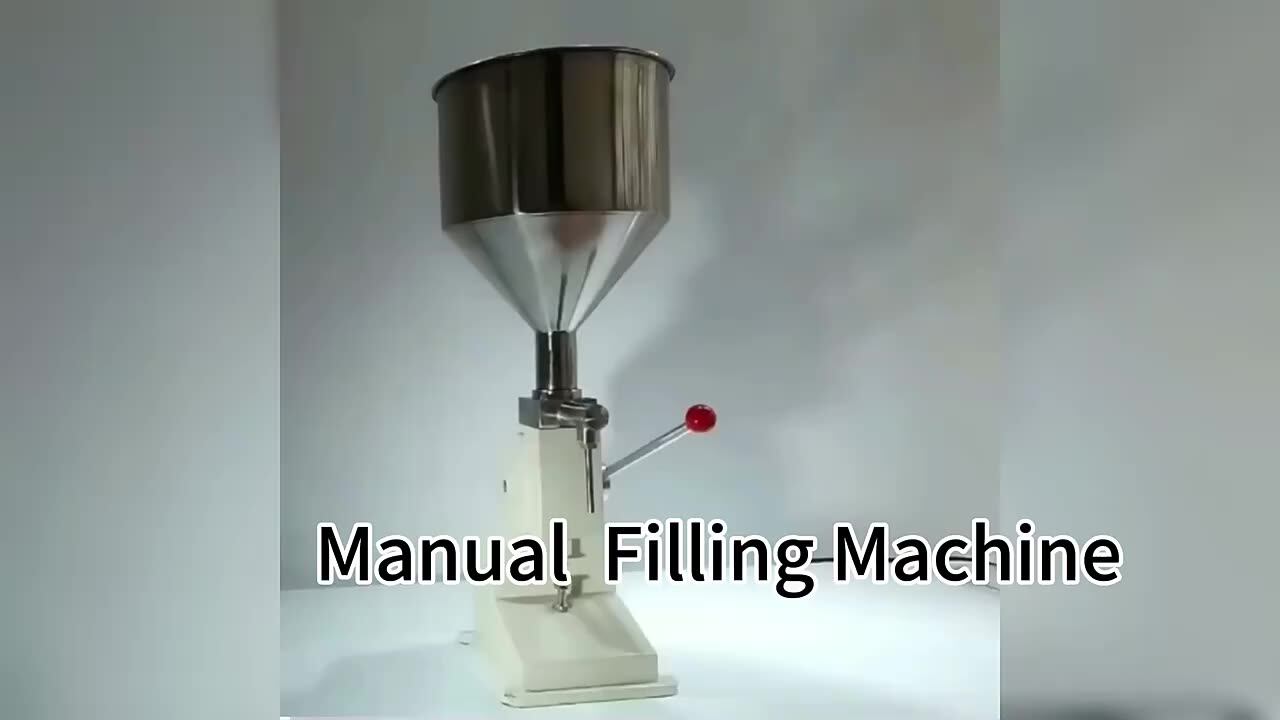 Manual Food Oil Filling Machine Electric Water Sauce Cream Honey Liquid ...