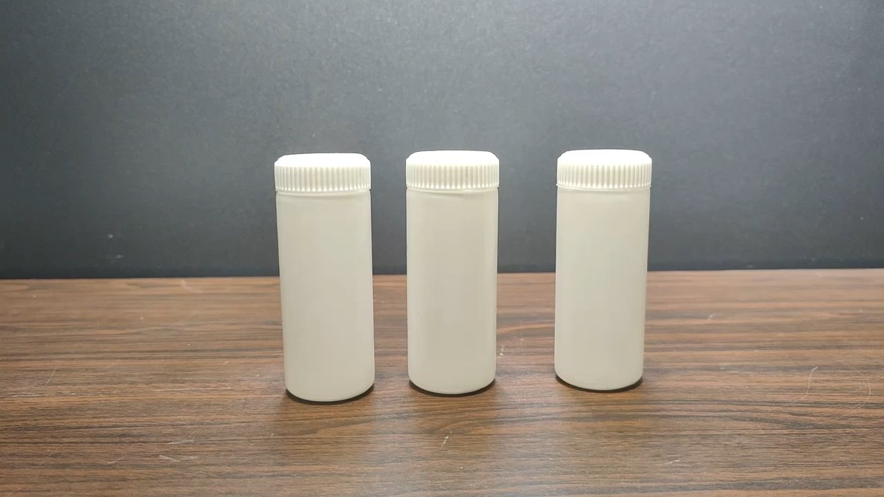 60ml Black Color Plastic Bottle With Sifter And Cap Dry Powder ...