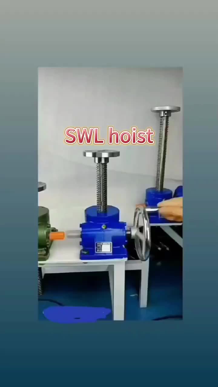 Swl Small Worm Screw Jack Worm Bevel Gear Electrically Screw Jacks ...