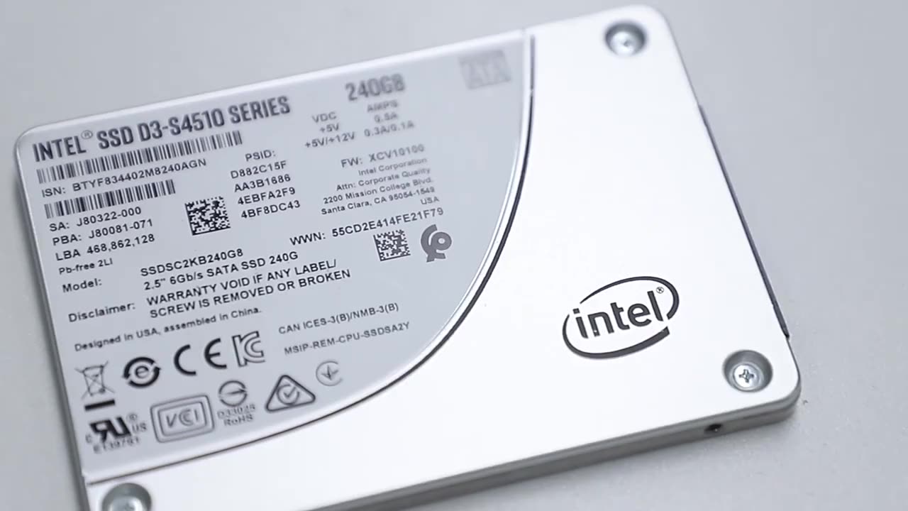 Intel Ssd Ssdsc2bb800g701 S3520 Series 800g 2.5'' Sata Solid State Disk ...