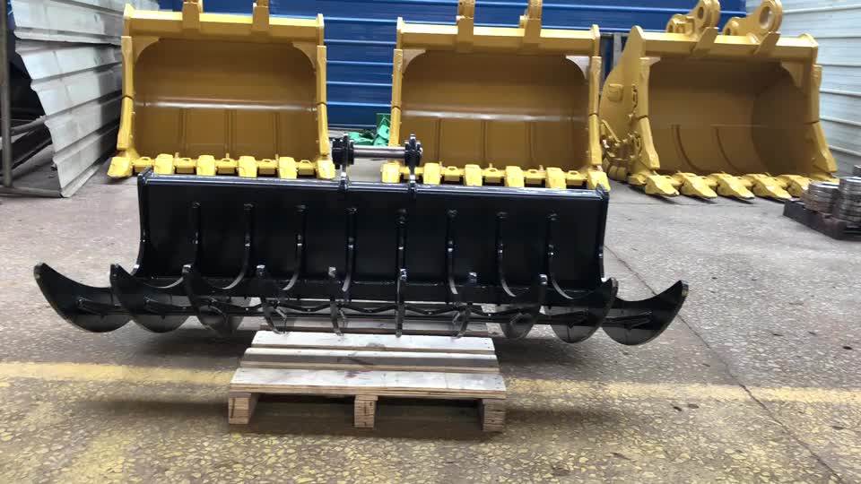 Cat315l 2500mm Root Rake Bucket Excavator For Sale - Buy Hard Face Tine ...