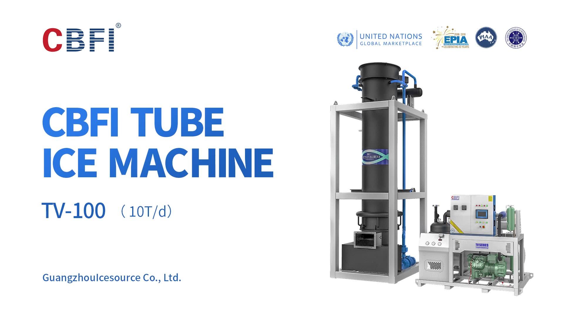 Cbfi 1t 2 Ton 5 10 15 20 25 30 Tons Automatic Tube Ice Making Machine ...