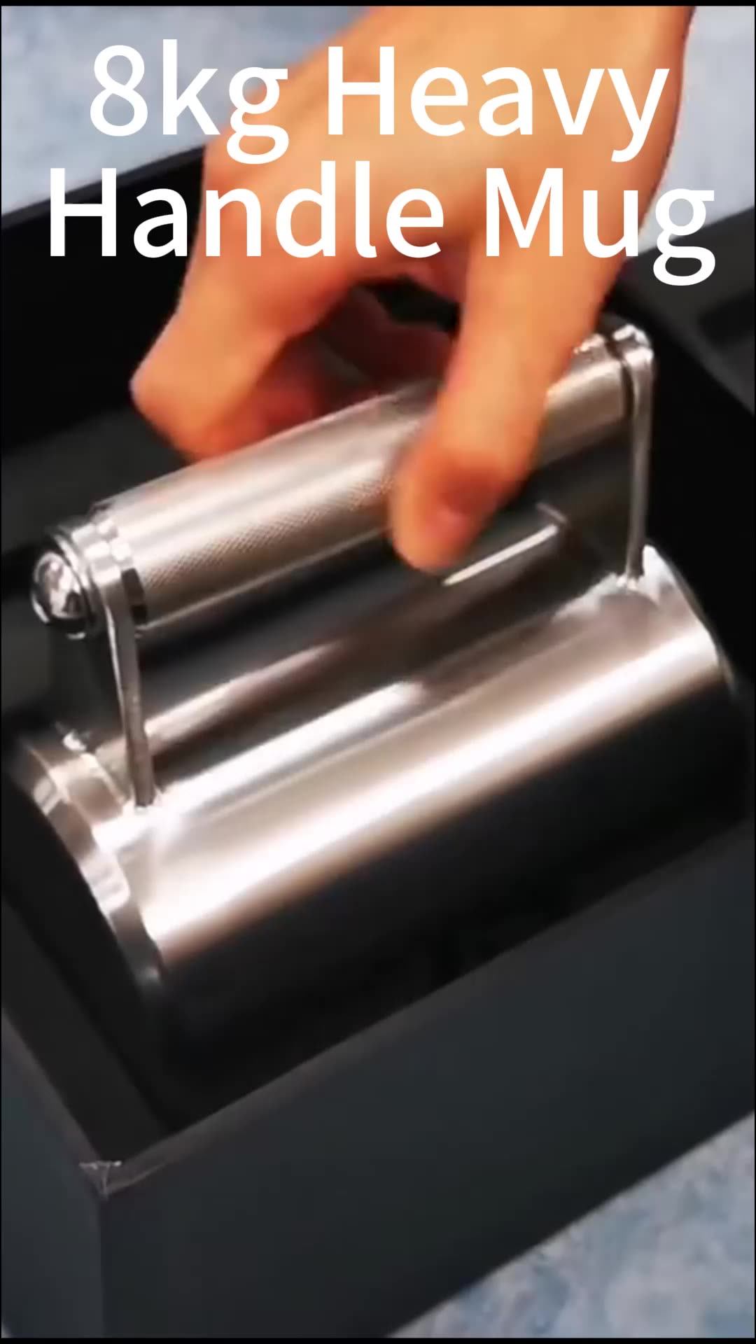 League-sport 8kg Dumbbell Heavy Mug 304 Stainless Steel Overweight ...