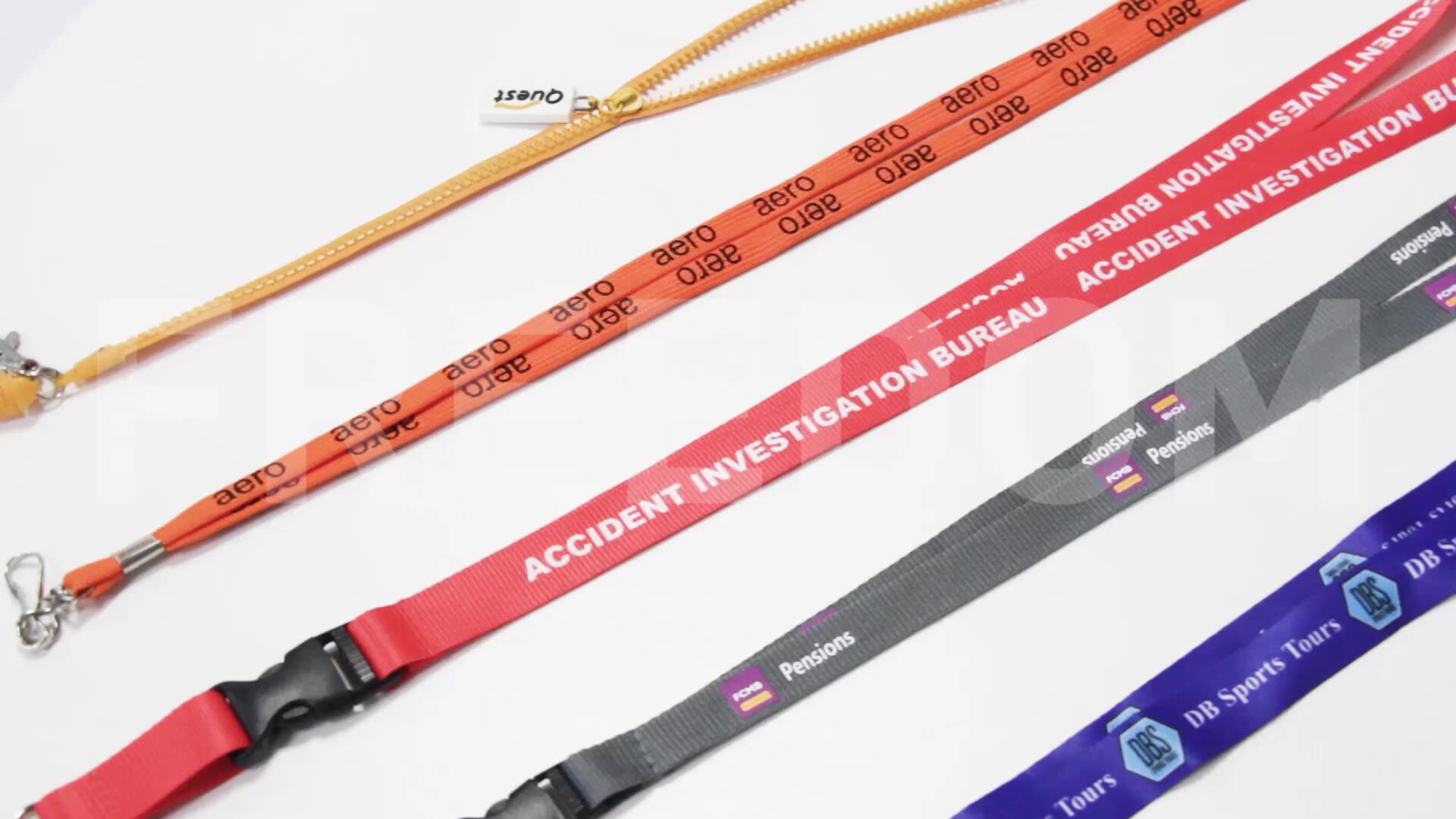 Customized Advertising Promotional Polyester Lanyards - Buy Polyester ...
