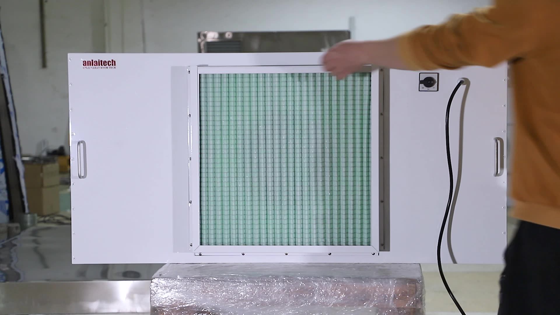 Laminar Air Flow Mushroom Growing Clean Room Air Cleaning Equipment Ffu ...