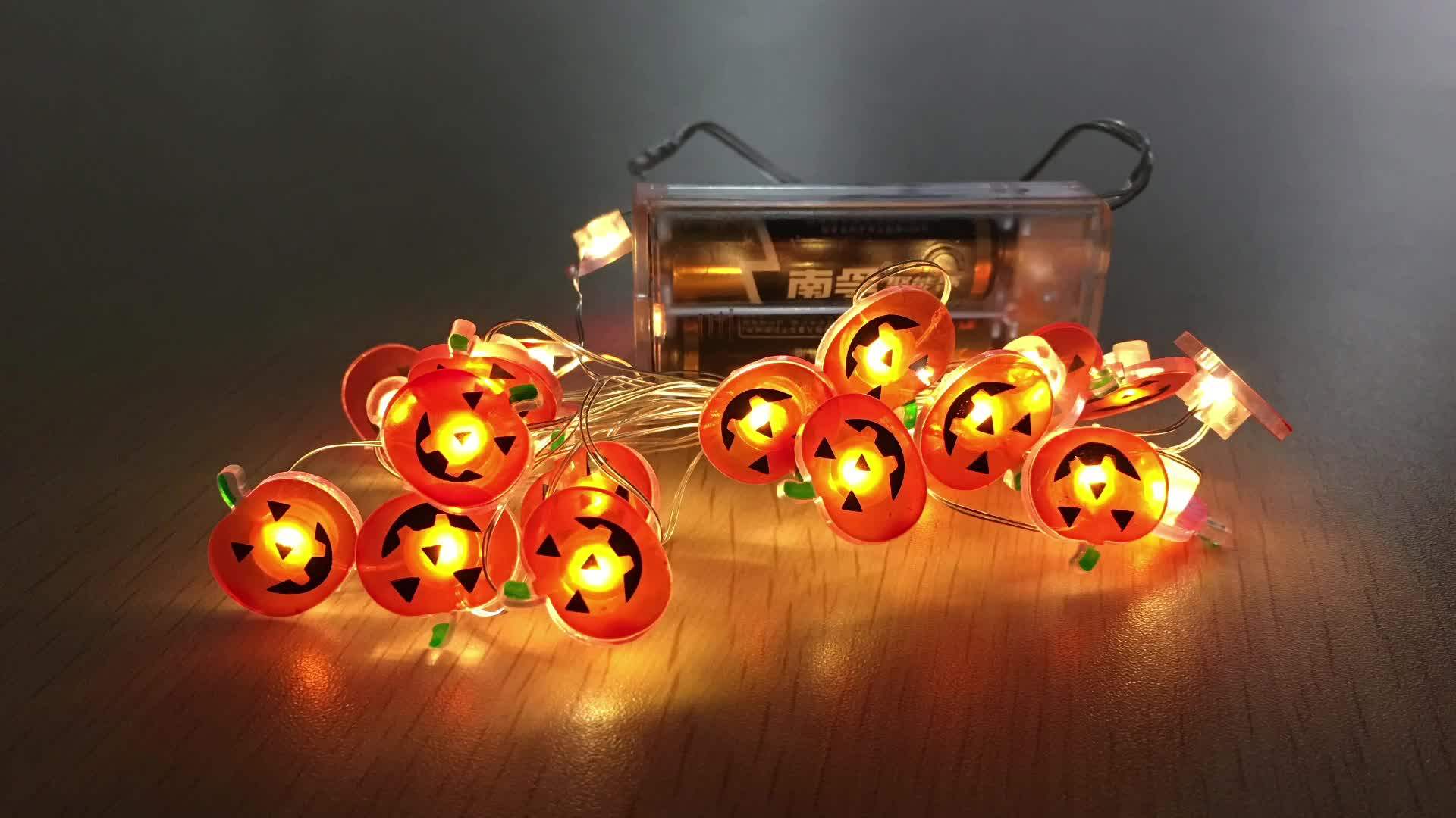 Toprex Decor Halloween Decoration Led Pumpkin Micro Sting Lights For ...
