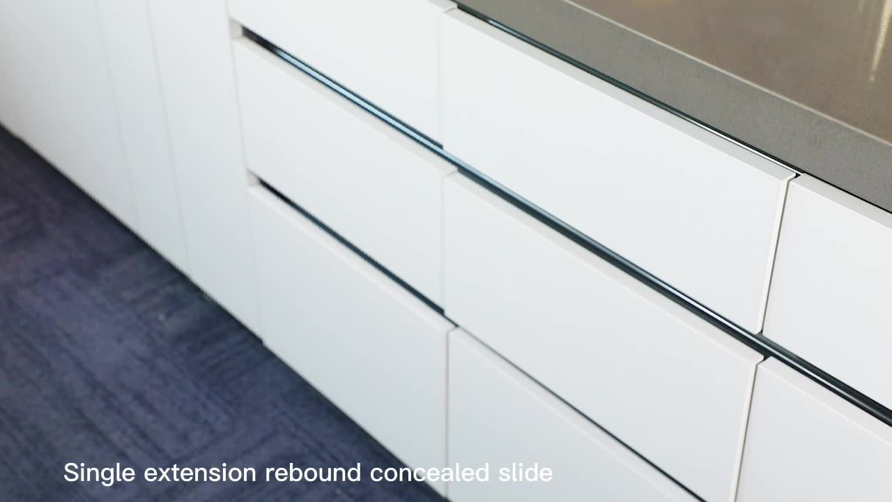 Unihopper Telescopic Channel Guides 3d Concealed Drawer Runners Push To ...