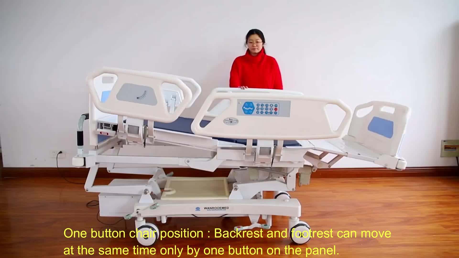 Bic800 Medical Furniture 8 Function Icu Electric Hospital Bed For ...