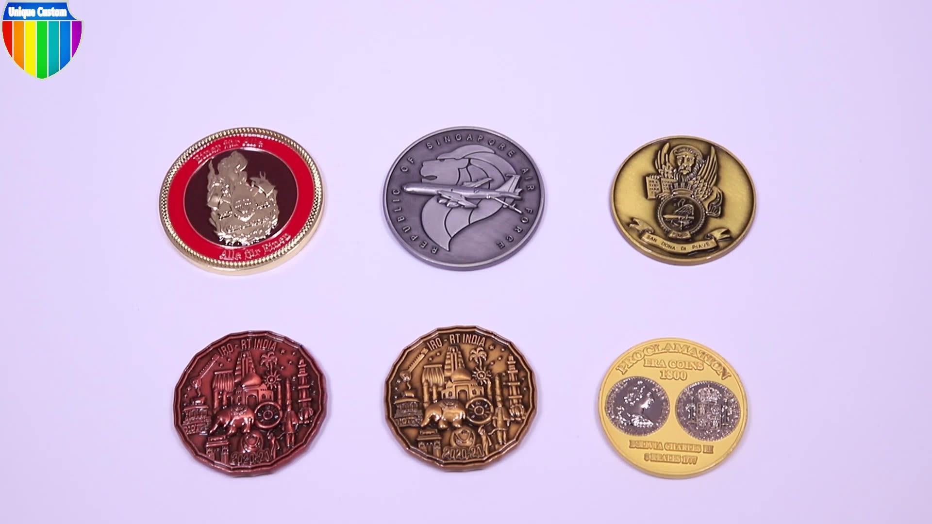 Customize Acrylic 3d Printing Challenge Coin Capsule Box Display Case ...