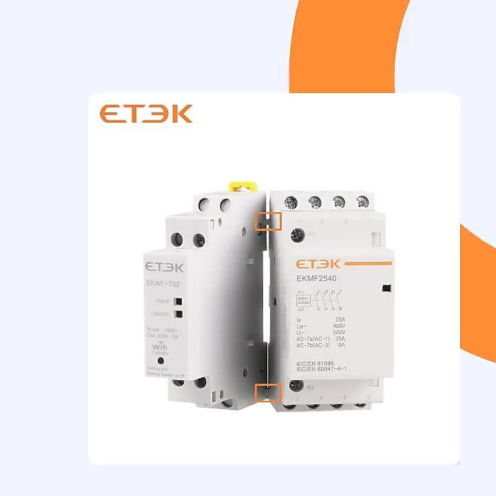 Etek Wifi Connection Smart Modular Contactor Ac 220v Control By Tuya ...